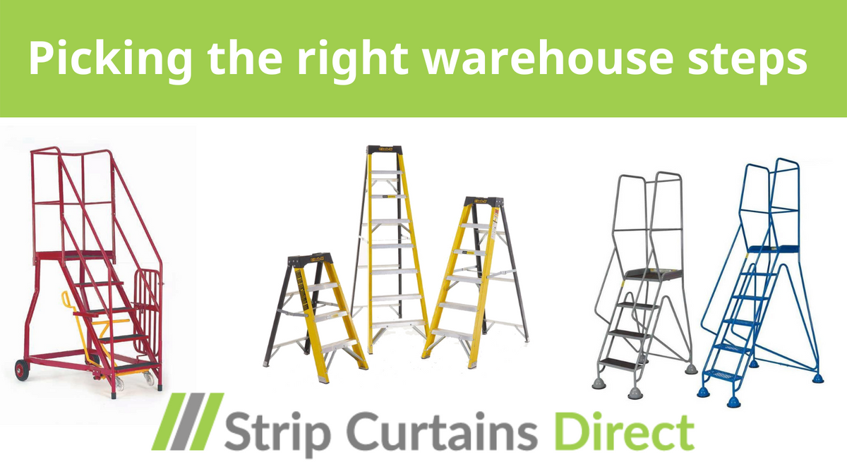 Picking the Right Warehouse Steps | Strip Curtains Direct