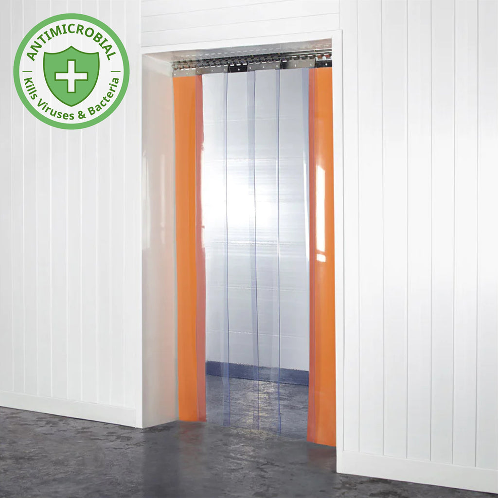 Antimicrobial PVC Strip Curtains 200mm | Hygiene Safe