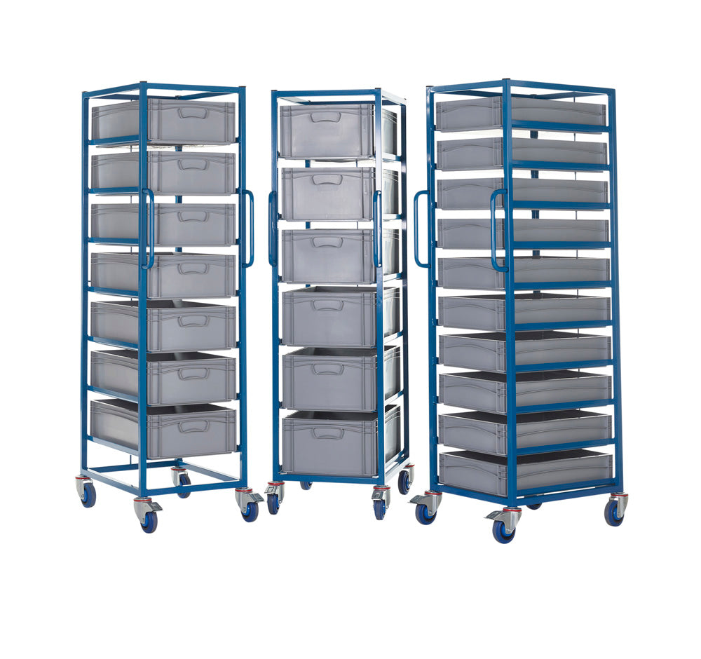 Tray Racks complete with Containers