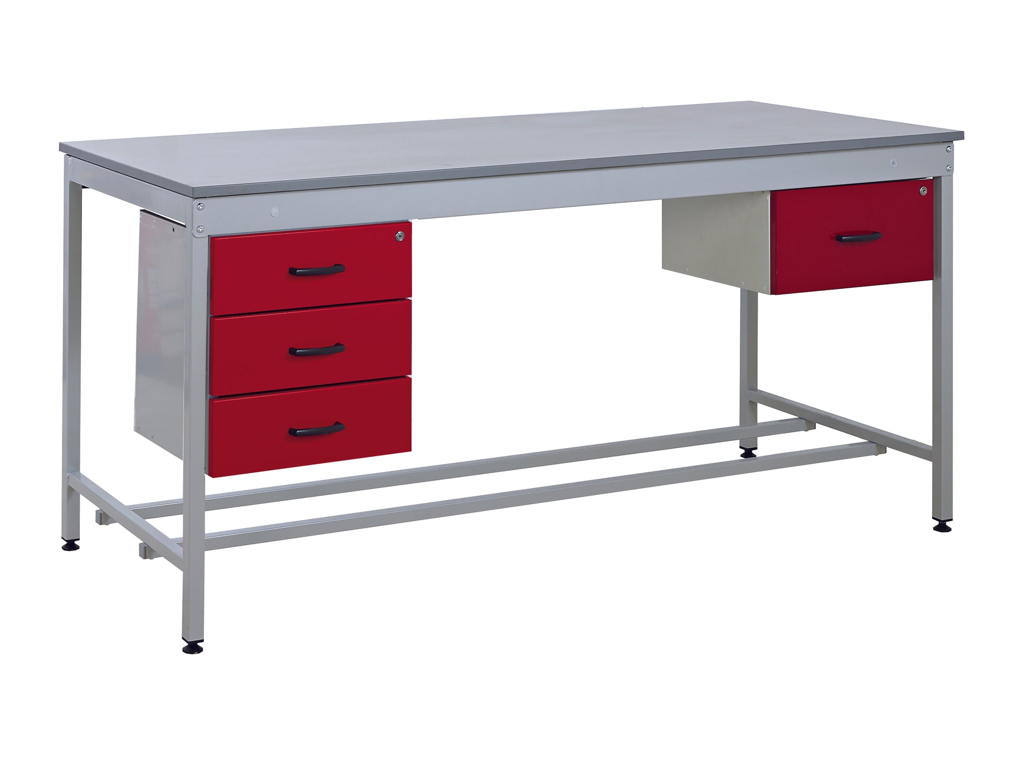 Taurus Utility Workbench with Triple Drawer & Single Drawer