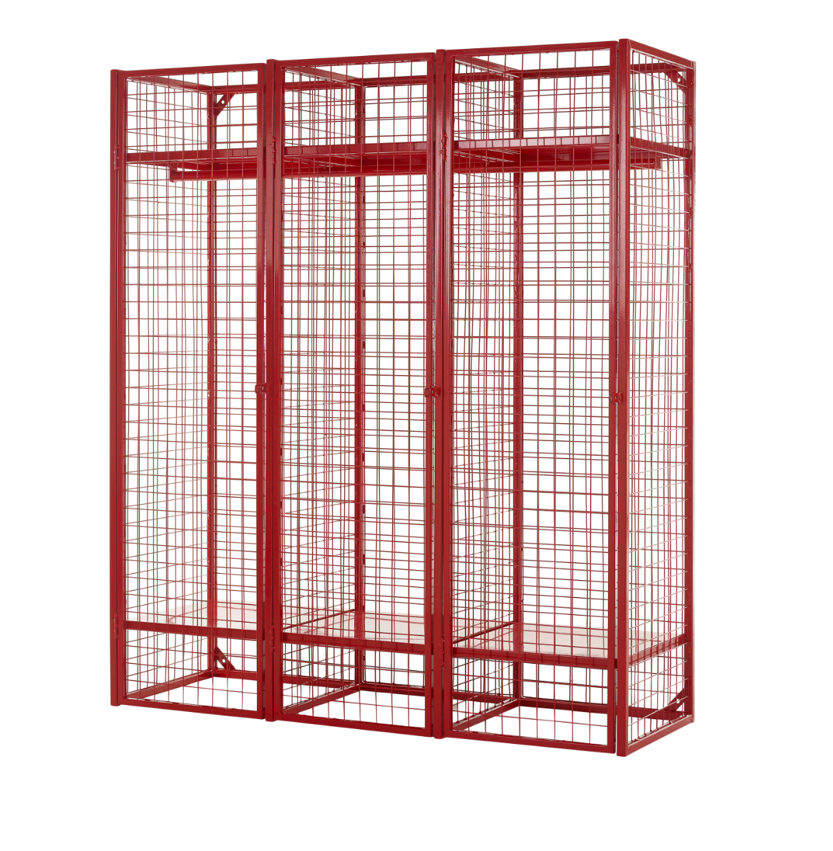 Wire Mesh Storage Compartments