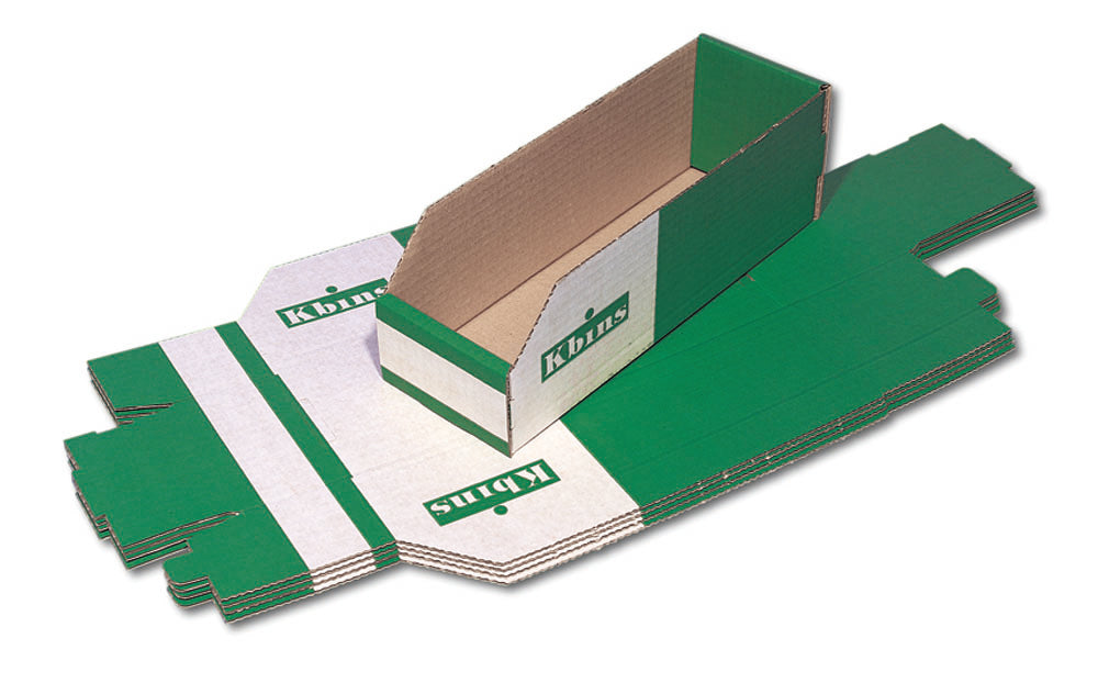 Kbins - Corrugated Cardboard Storage Bins (100mm High)