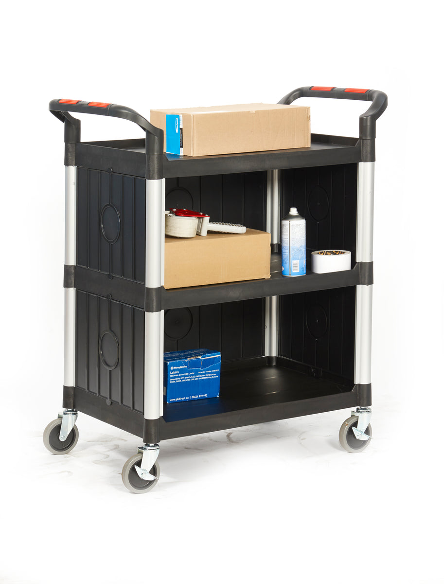 Proplaz Shelf Trolleys - Plastic Sides