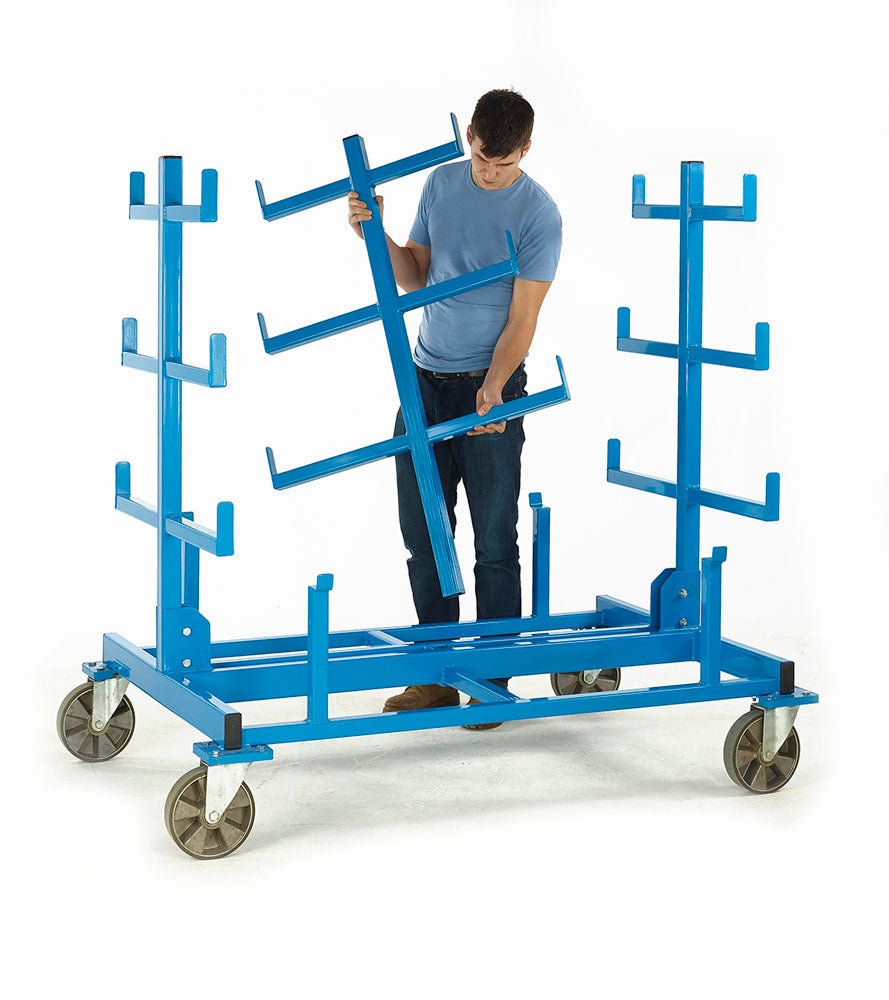 Heavy Duty Mobile Bar Storage Rack