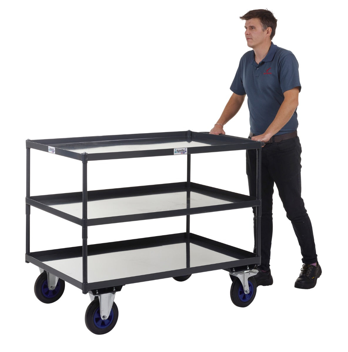 Apollo Steel Shelf Truck – 600kg Load, UK Made
